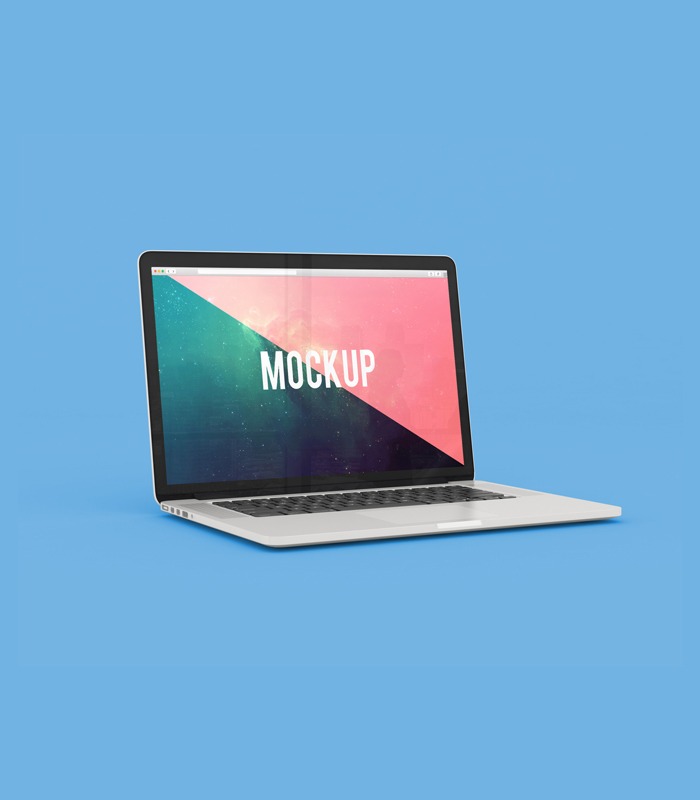 Laptop Blue Background - Mitrasindo